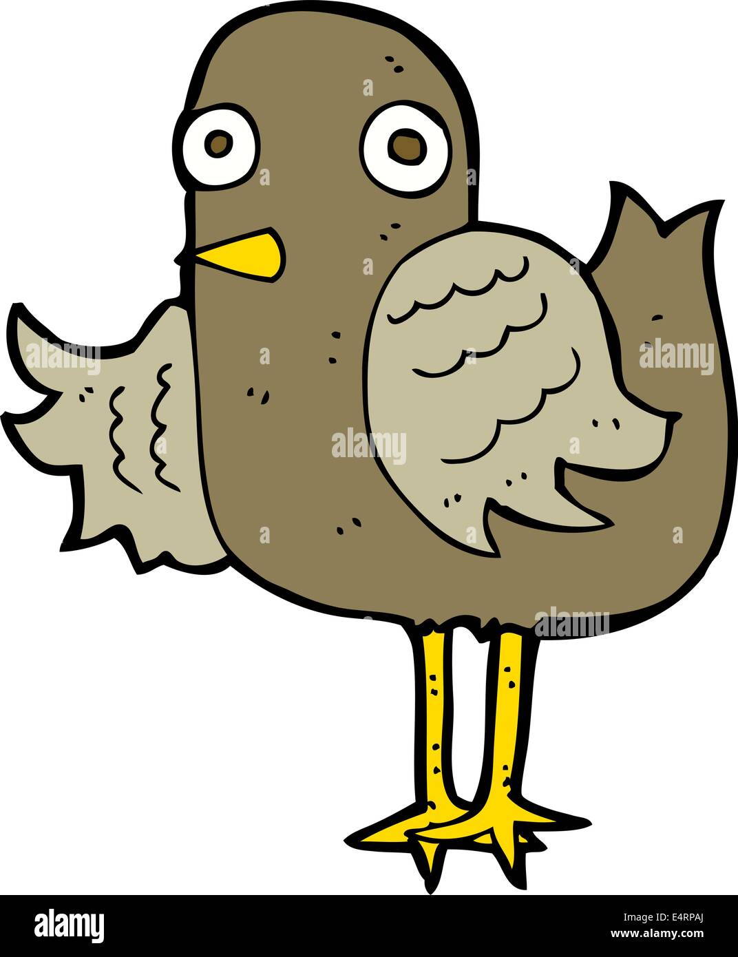 Cartoon bird waving wing Stock Vector Images - Alamy