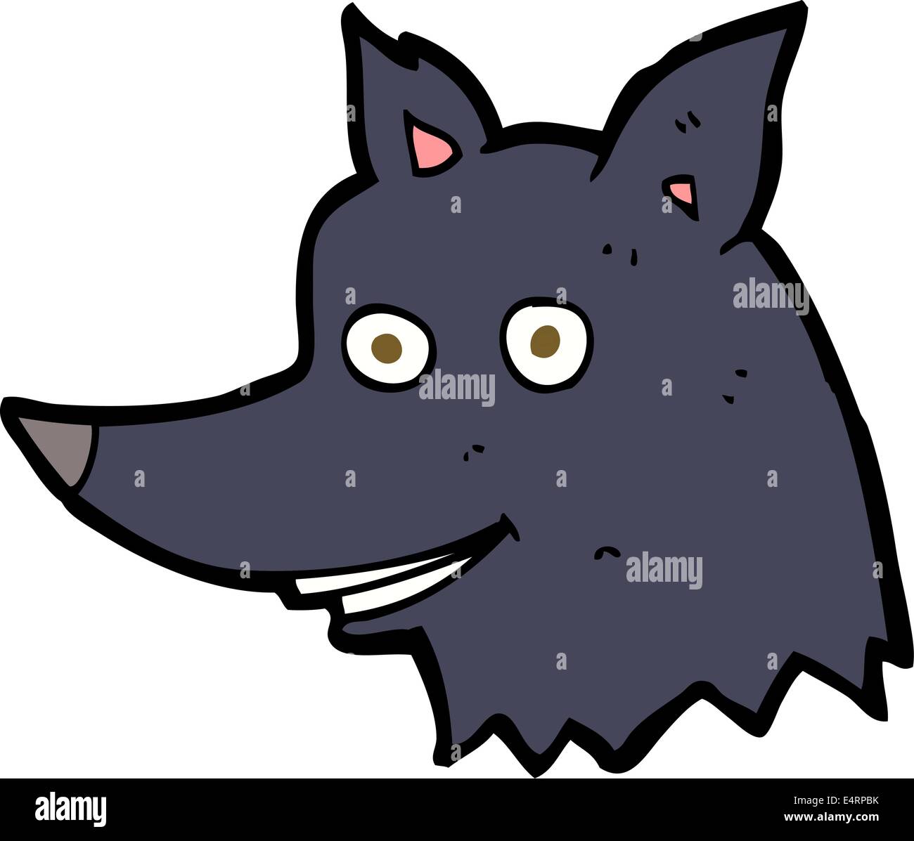 cartoon wolf head Stock Vector Image & Art - Alamy