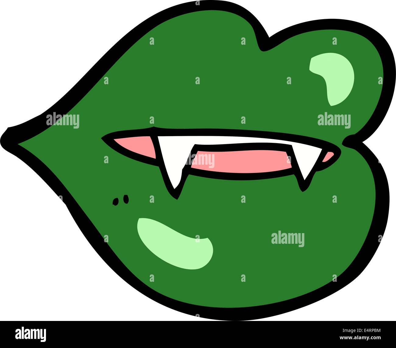cartoon vampire fangs Stock Vector Image & Art - Alamy