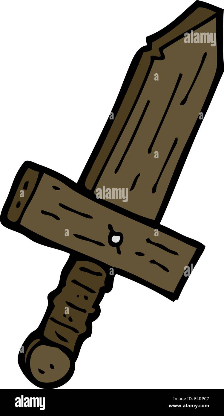 Cartoon wooden sword Stock Vector Images - Alamy