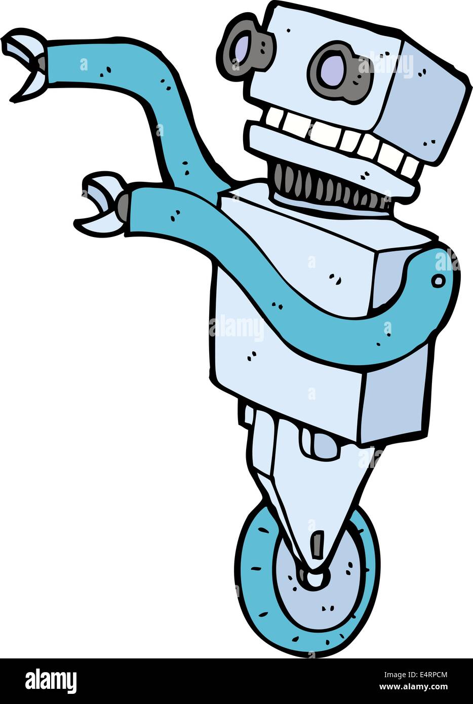 cartoon funny robot Stock Vector Image & Art - Alamy