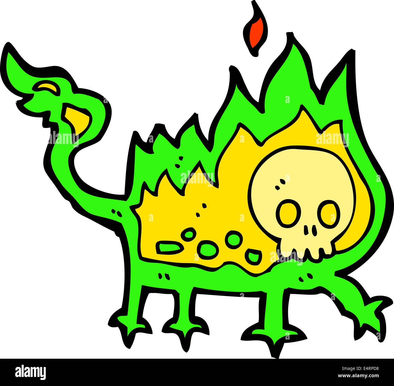 Cartoon little fire demon hi-res stock photography and images - Alamy