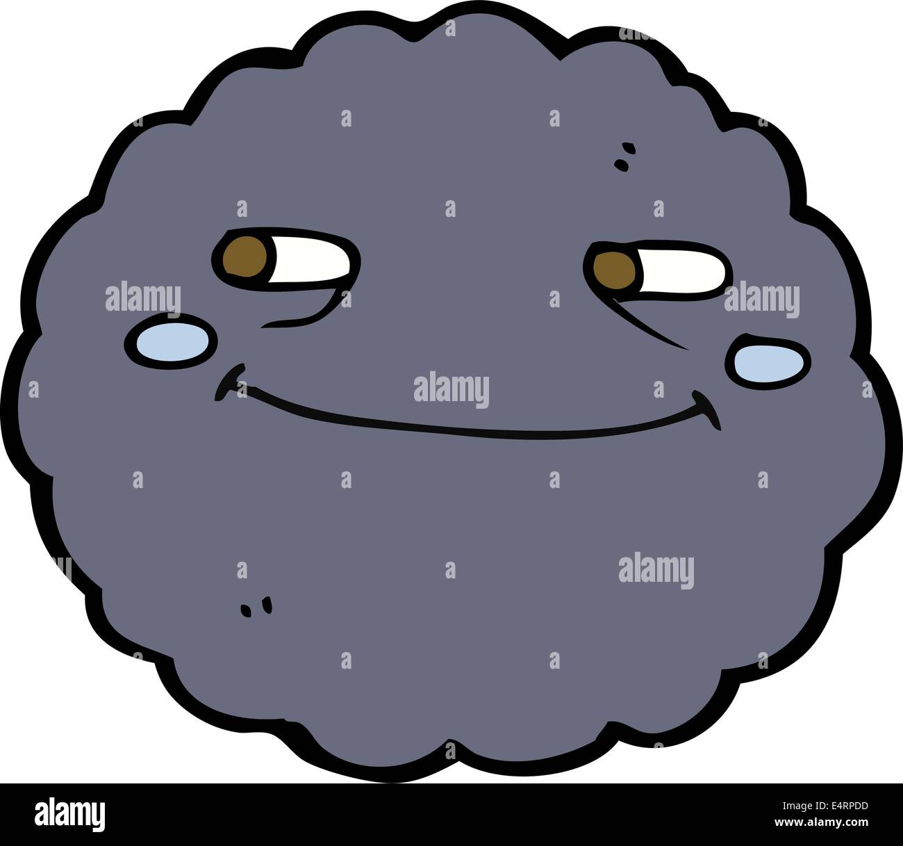 cartoon happy rain cloud Stock Vector Image & Art - Alamy