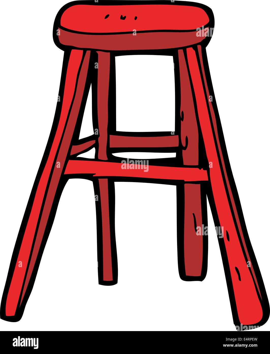 cartoon wooden stool Stock Vector Image & Art - Alamy