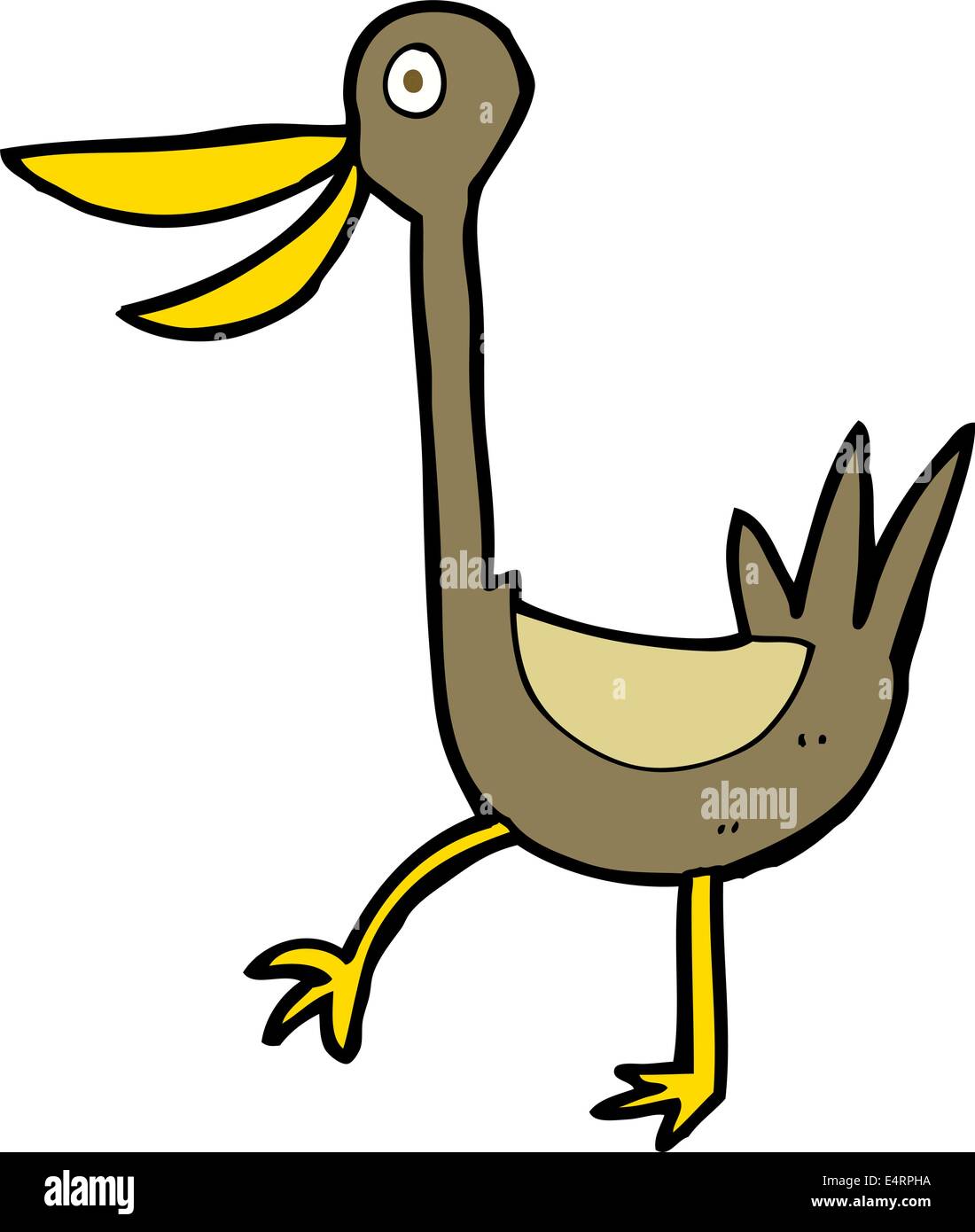 funny cartoon duck Stock Vector Image & Art - Alamy