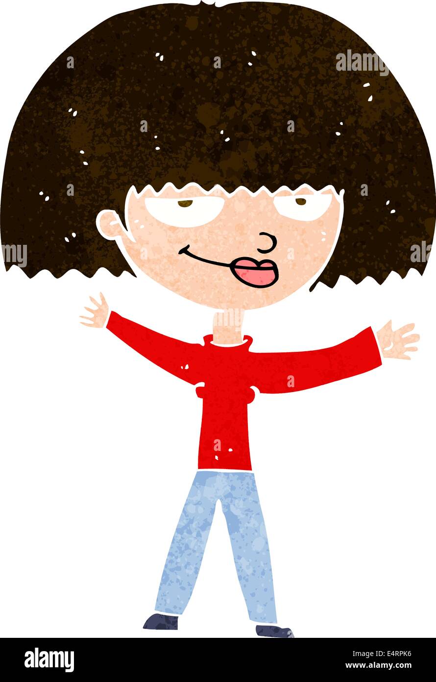 Smug woman Stock Vector Images - Alamy