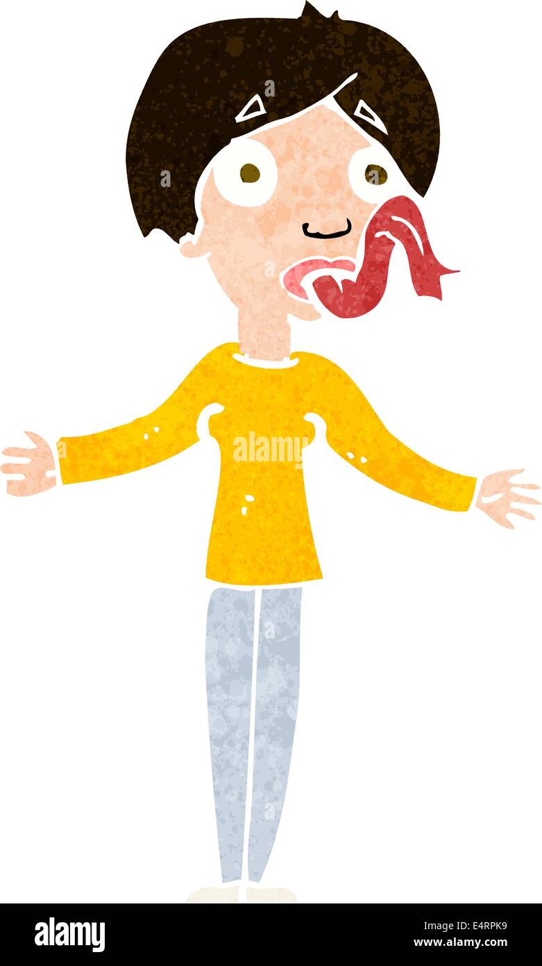 cartoon woman telling lies Stock Vector Image & Art - Alamy