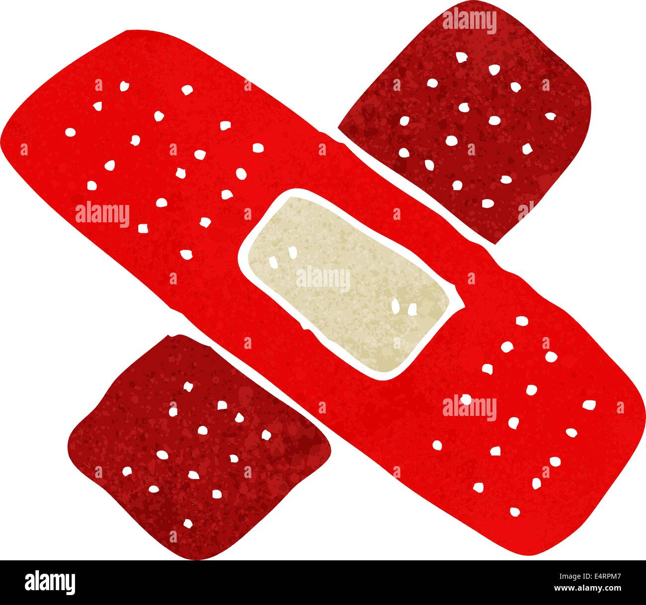 Crossed plaster Stock Vector Images - Alamy