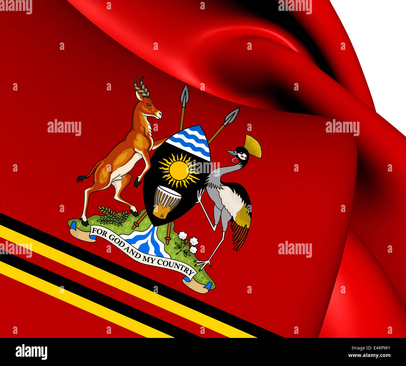 Uganda coat of arms hi-res stock photography and images - Alamy