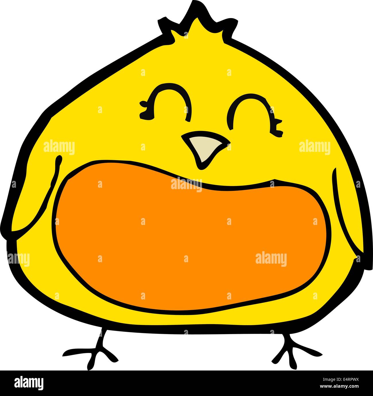 cartoon fat bird Stock Vector Image & Art - Alamy