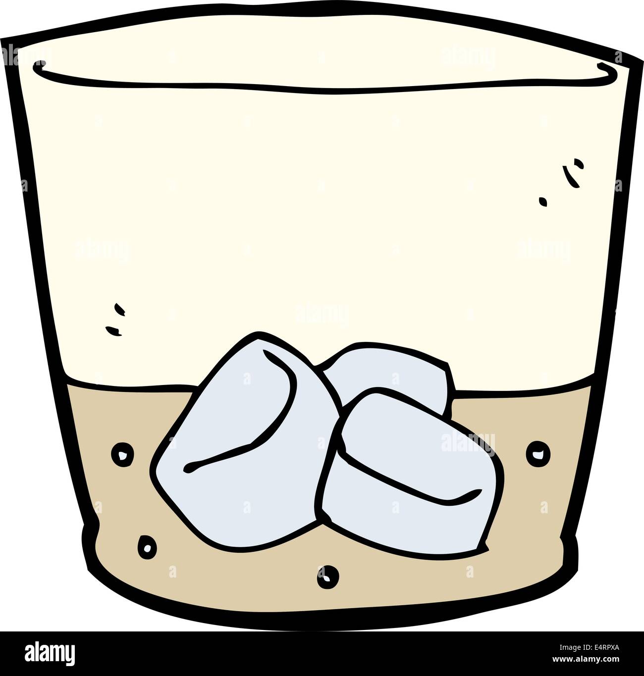 cartoon whiskey in glass Stock Vector Image & Art - Alamy