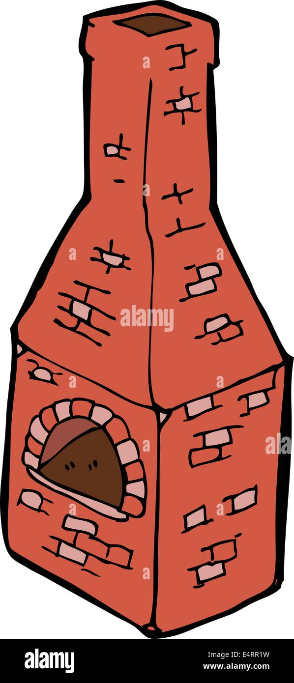 Cartoon old stove chimney Stock Vector Images - Alamy