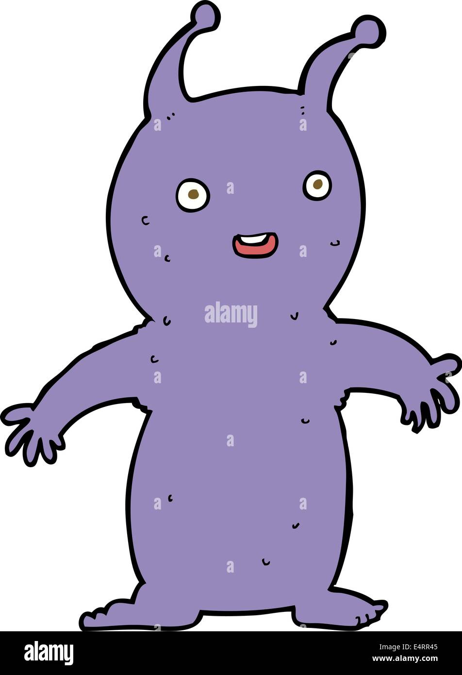 Little green man alien cartoon hi-res stock photography and images - Alamy