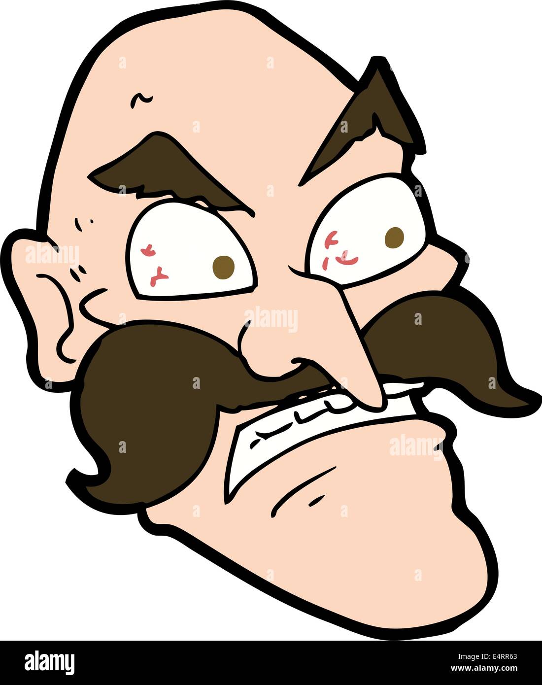 cartoon angry old man Stock Vector Image & Art - Alamy