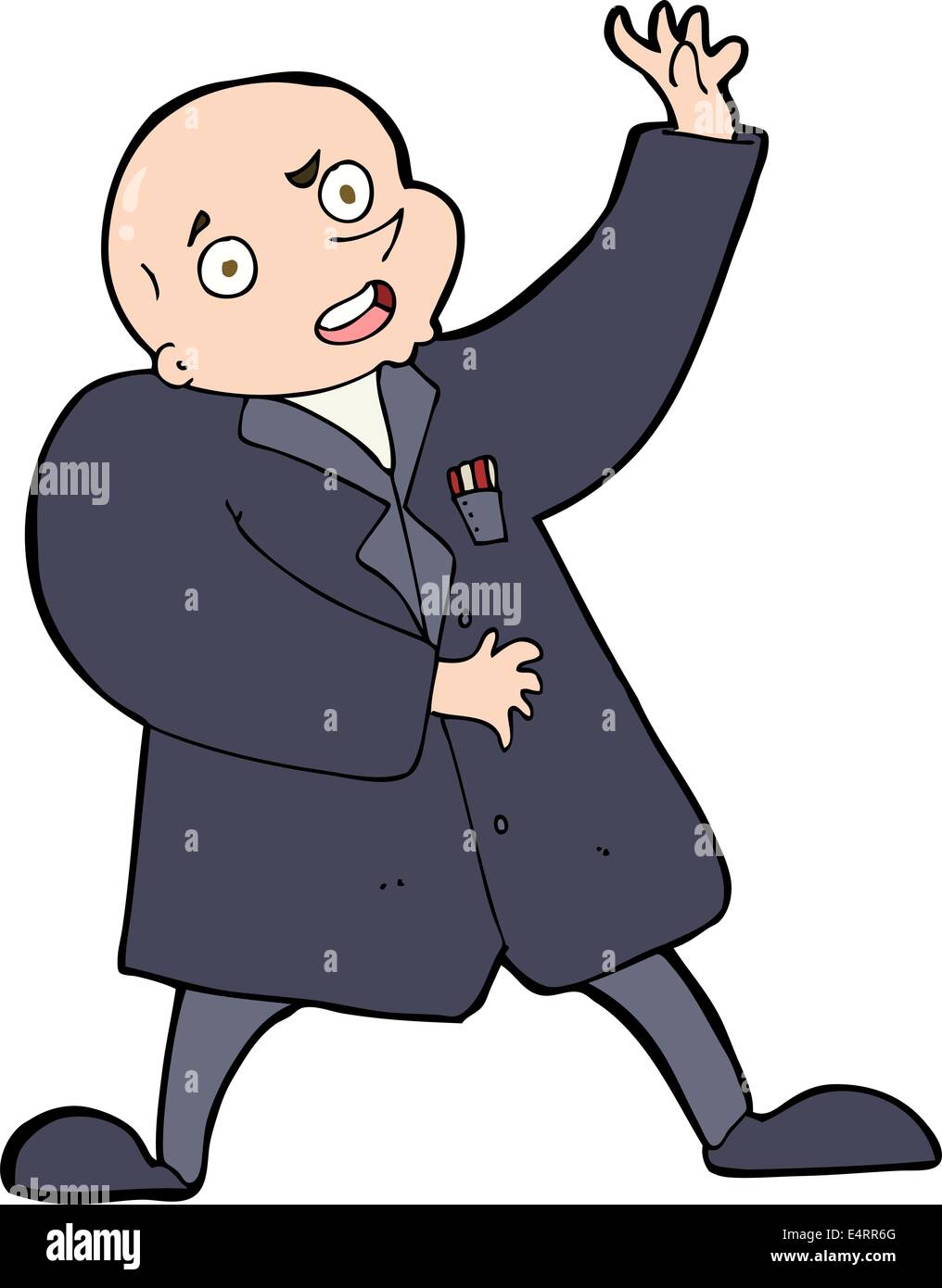 cartoon mad scientist Stock Vector Image & Art - Alamy
