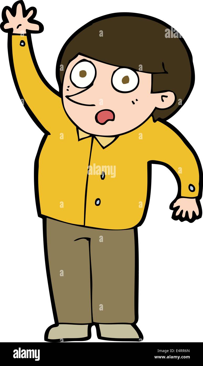 cartoon man asking question Stock Vector Image & Art - Alamy