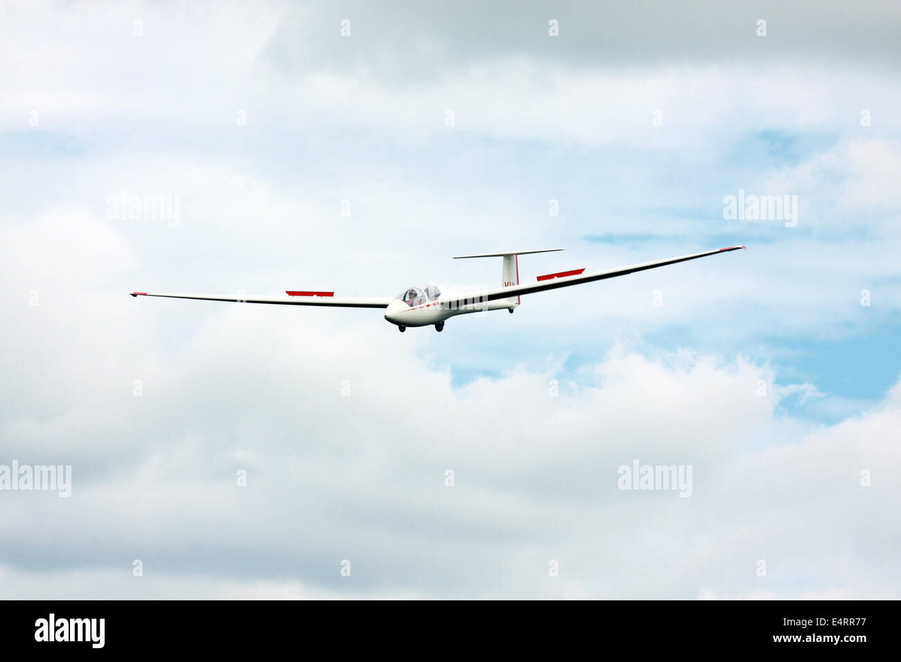 Glider in flight Stock Photo - Alamy
