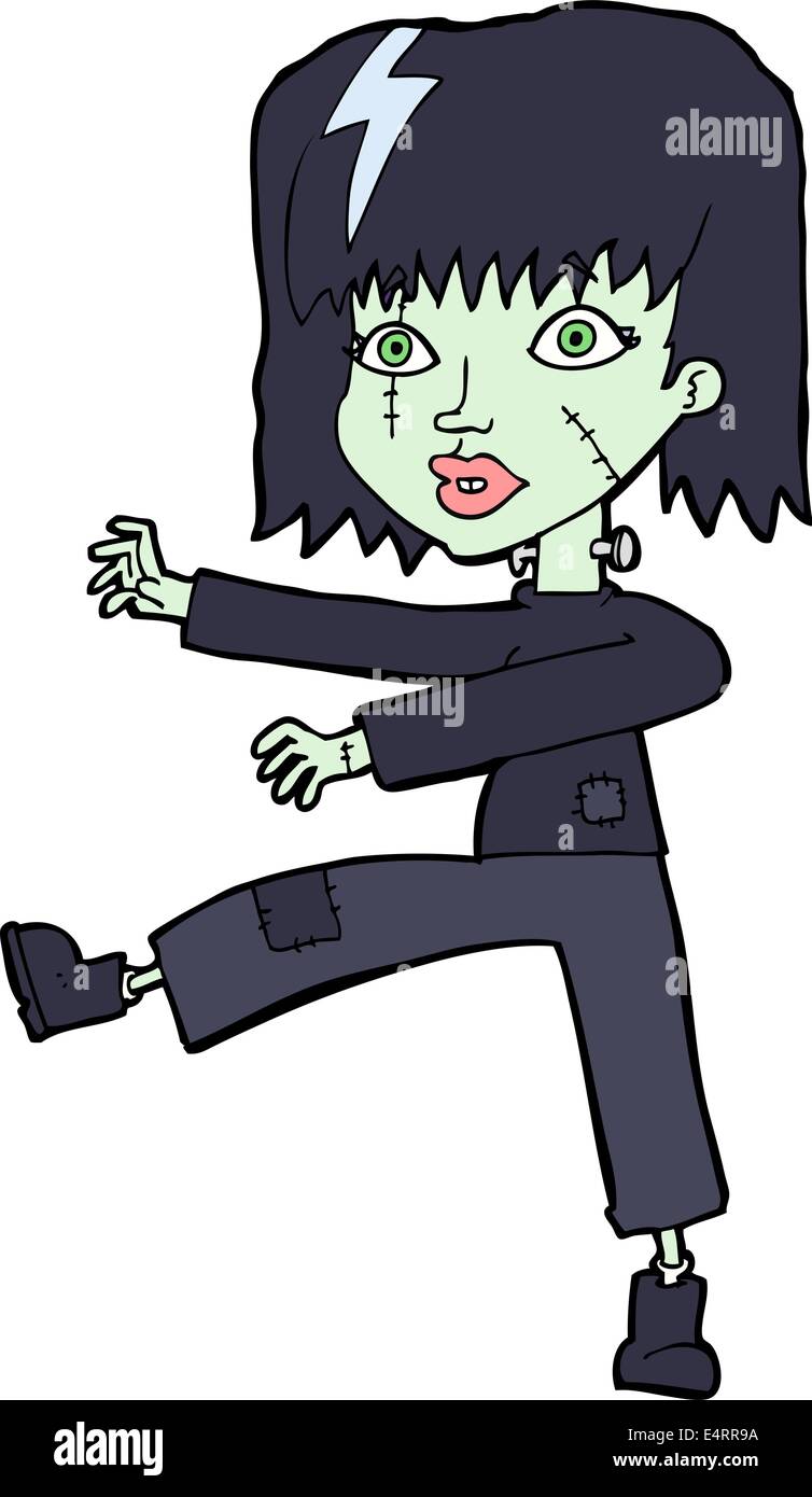 cartoon zombie girl Stock Vector Image & Art - Alamy