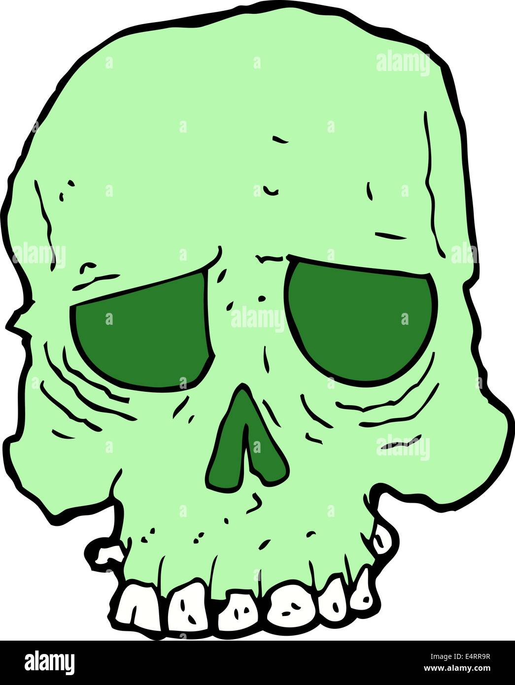 cartoon spooky skull Stock Vector Image & Art - Alamy