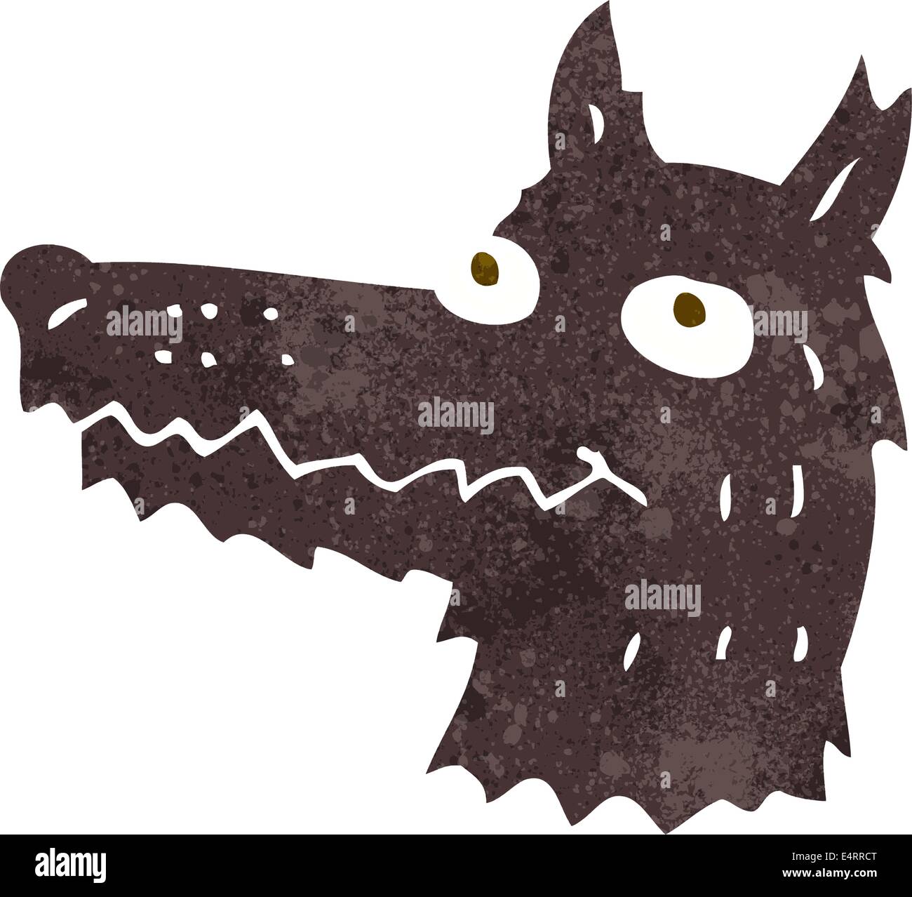 cartoon wolf head Stock Vector Image & Art - Alamy