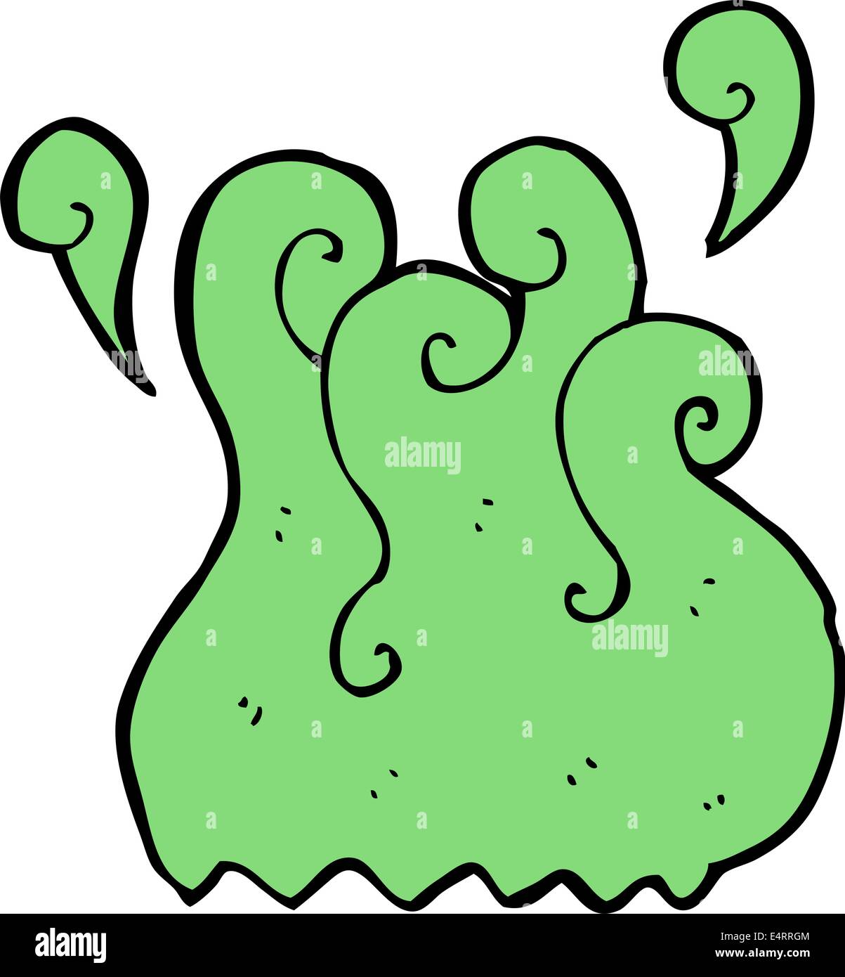 green smoke cartoon element Stock Vector Image & Art - Alamy