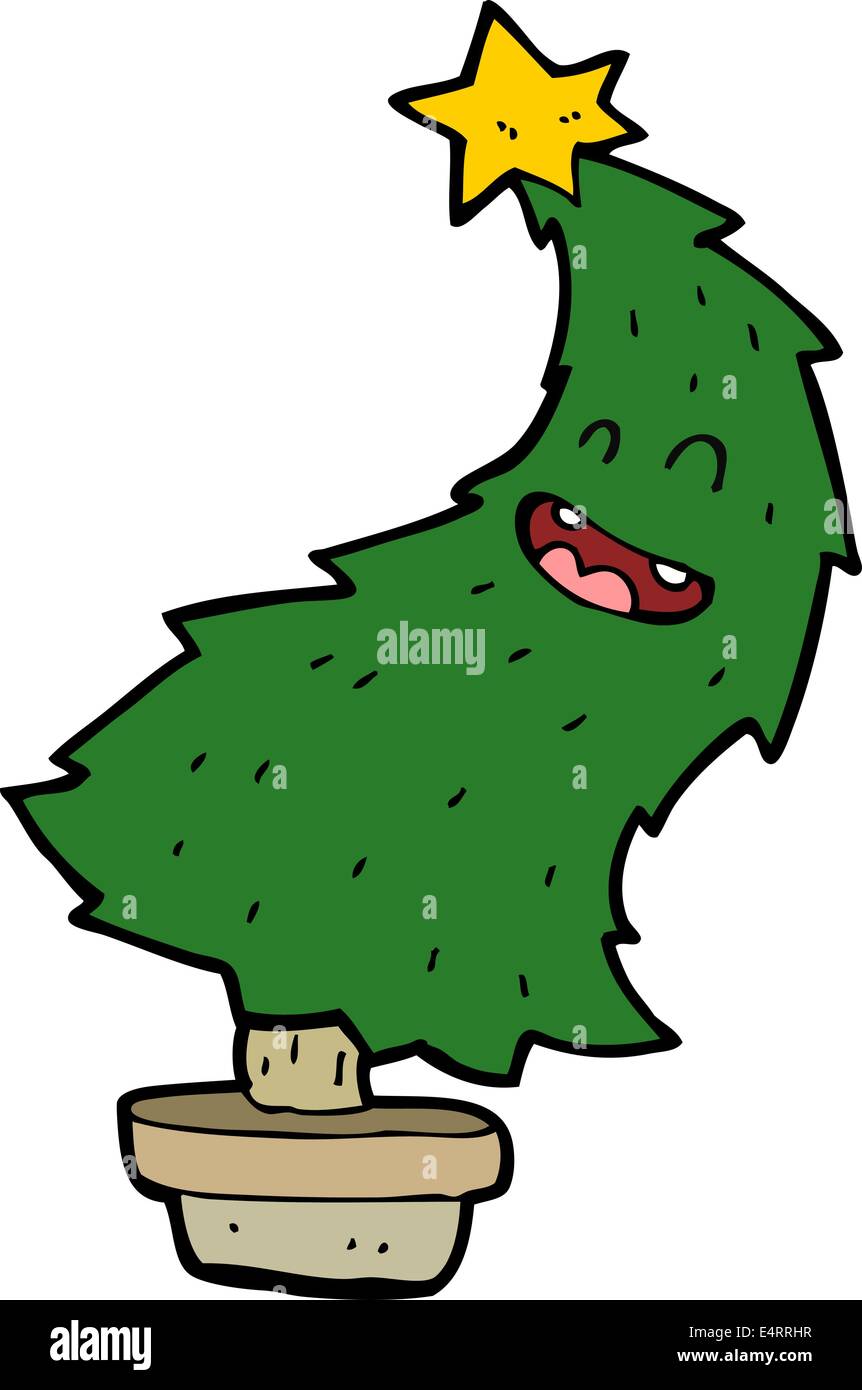 cartoon dancing christmas tree Stock Vector Image & Art - Alamy