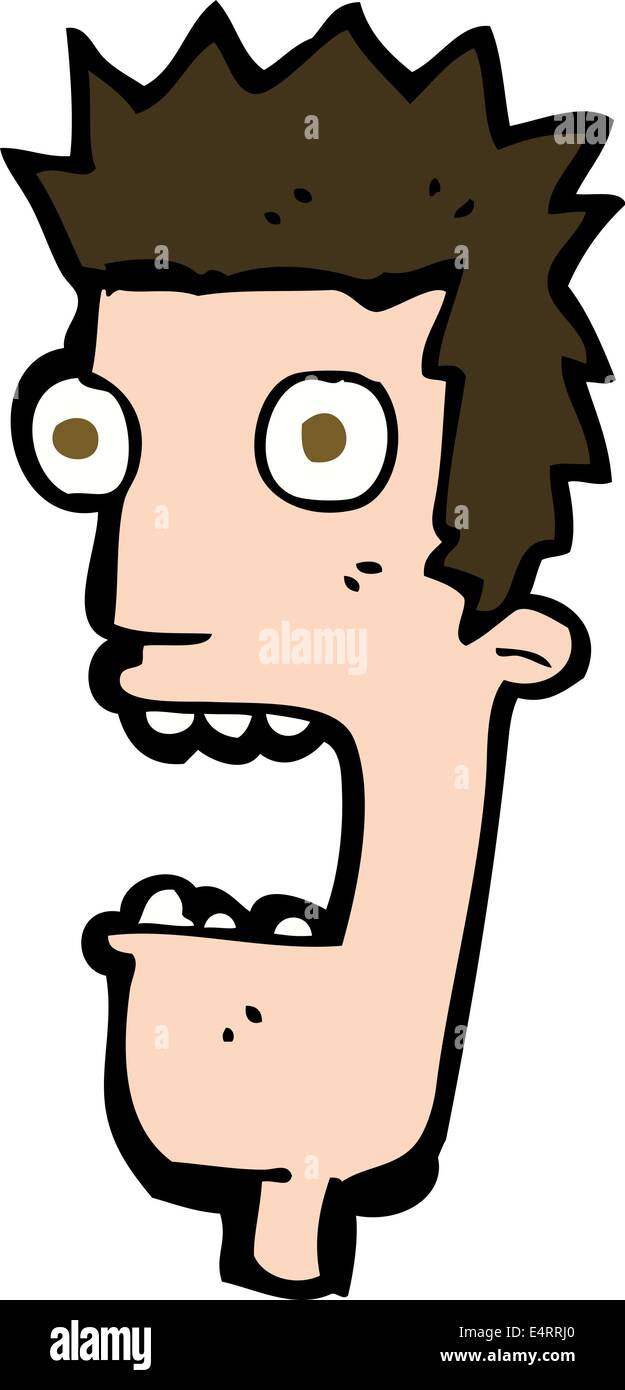 cartoon shocked man's face Stock Vector Image & Art - Alamy