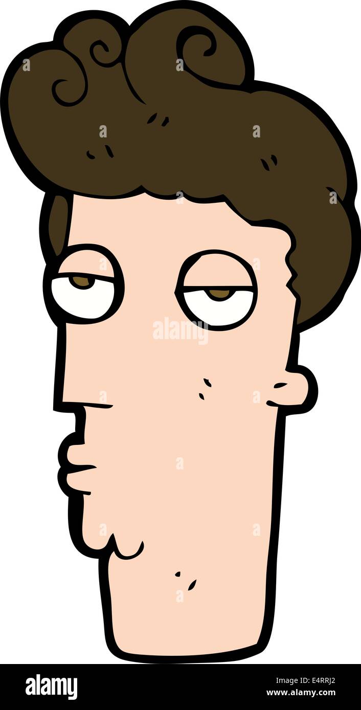 cartoon bored man's face Stock Vector Image & Art - Alamy