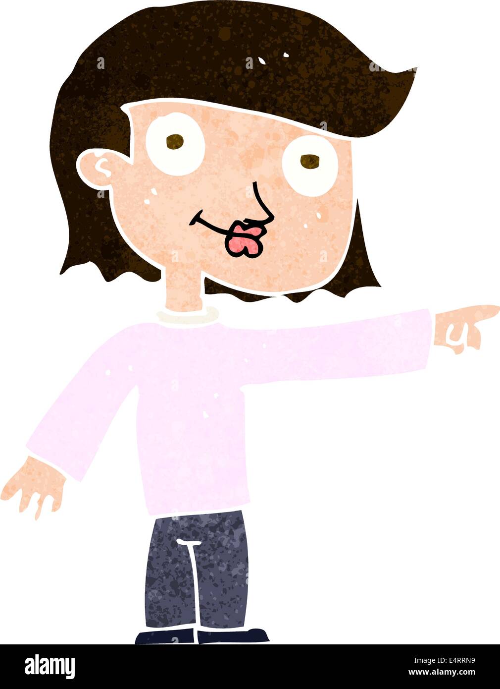 cartoon pointing person Stock Vector Image & Art - Alamy