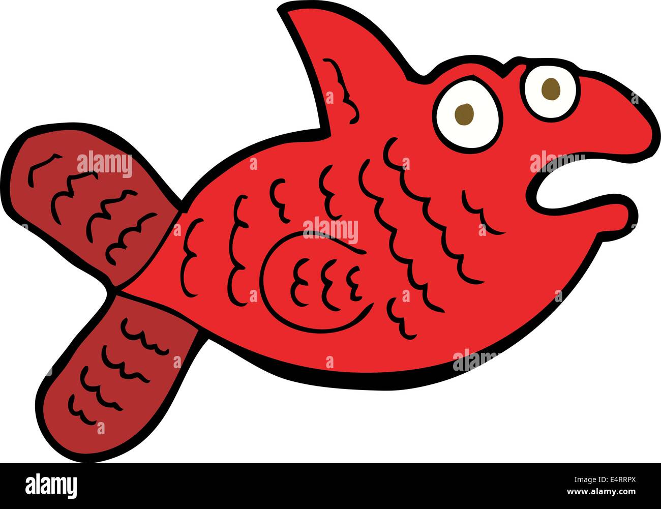 Shocked fish Stock Vector Images - Alamy