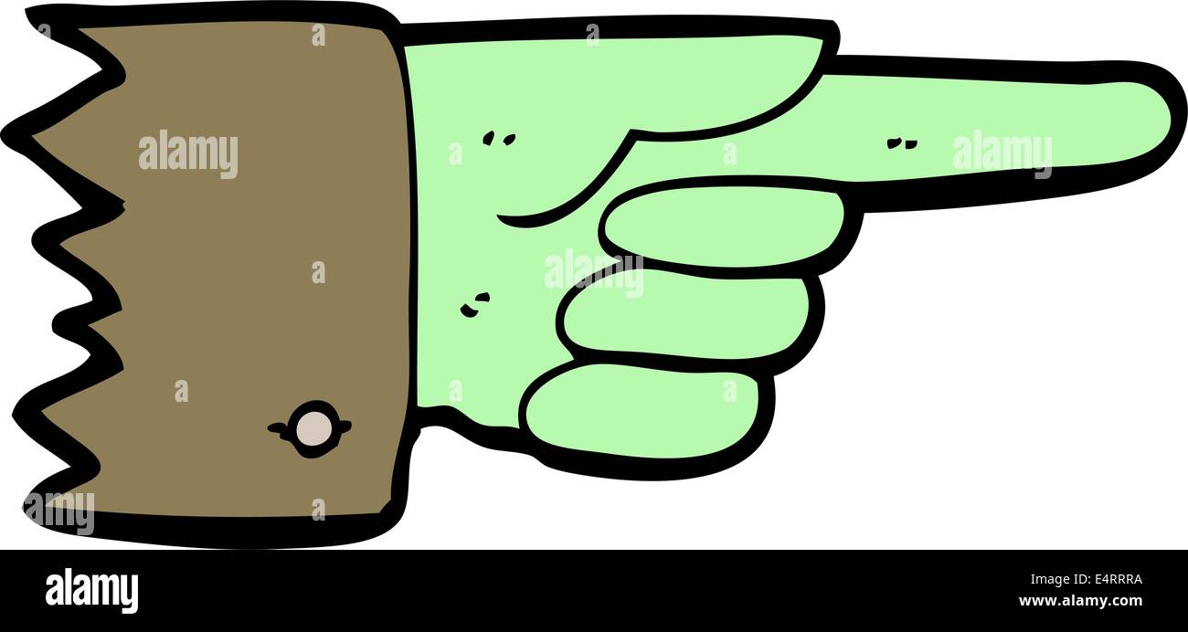 cartoon pointing halloween hand symbol Stock Vector Image & Art - Alamy