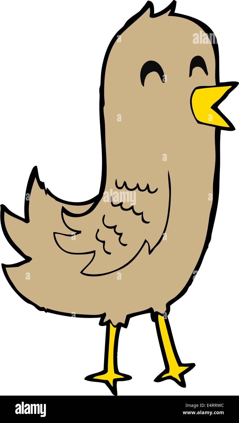 cartoon happy bird Stock Vector Image & Art - Alamy