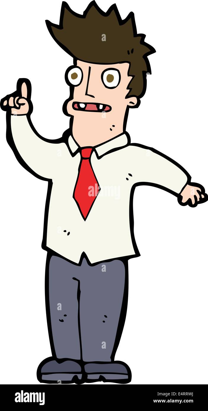 cartoon man with idea Stock Vector Image & Art - Alamy