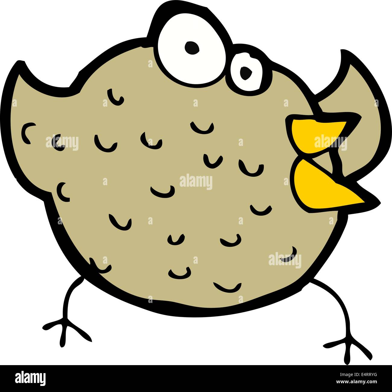 cartoon happy bird Stock Vector Image & Art - Alamy