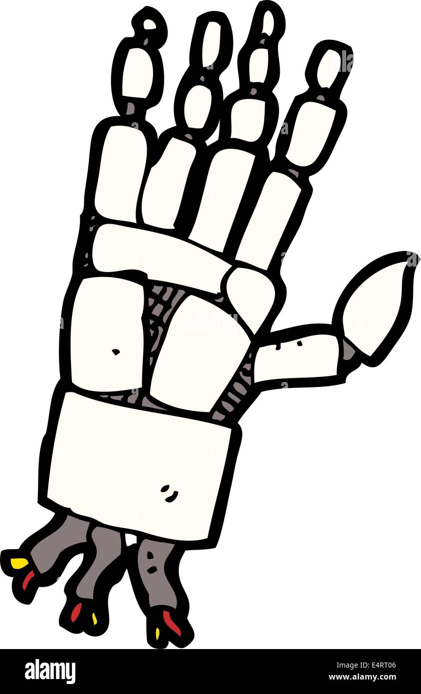 cartoon robot hand Stock Vector Image & Art - Alamy