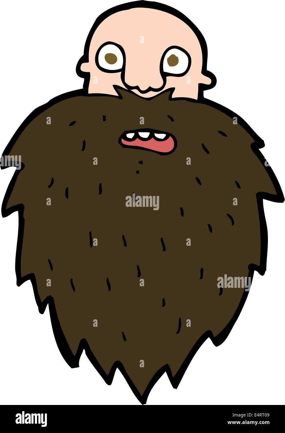 cartoon bearded man Stock Vector Image & Art - Alamy