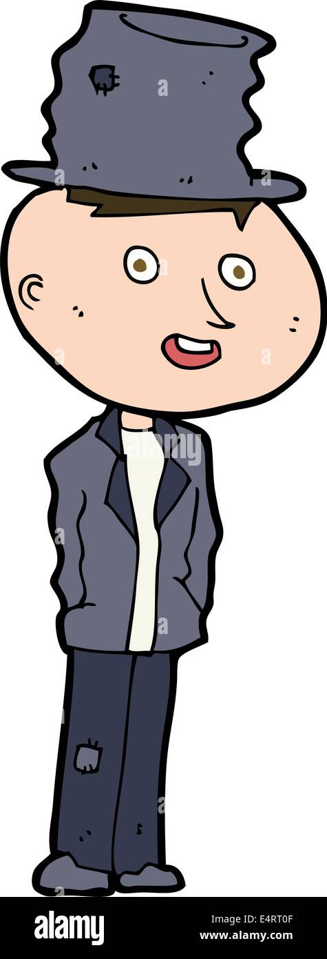 cartoon funny hobo man Stock Vector Image & Art - Alamy