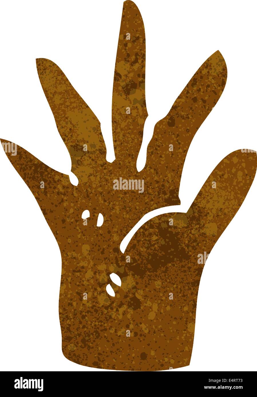 cartoon hand symbol Stock Vector Image & Art - Alamy