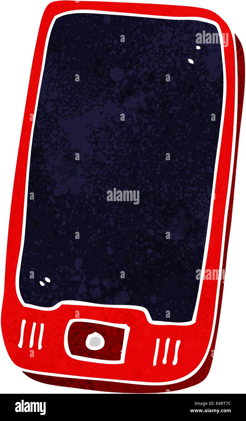 cartoon mobile phone Stock Vector Image & Art - Alamy