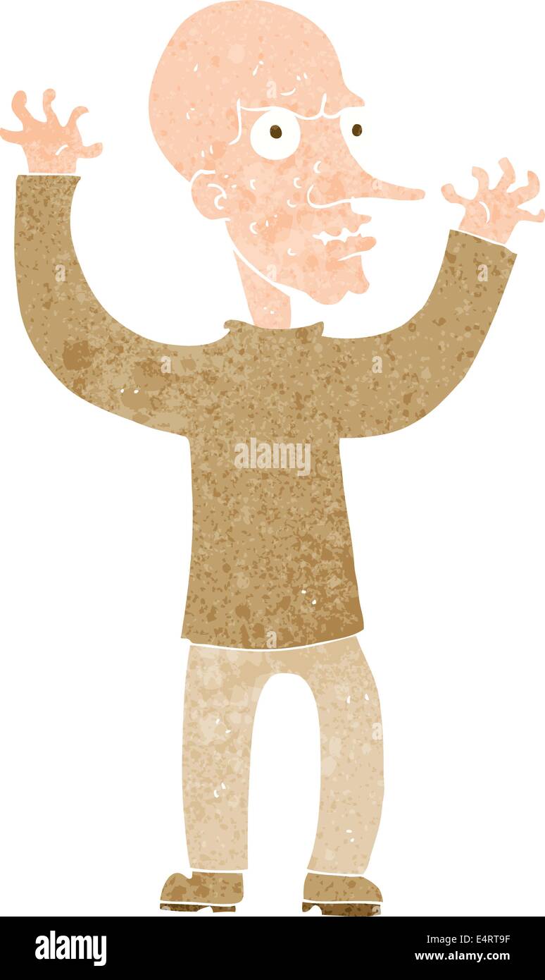 cartoon mean man Stock Vector Image & Art - Alamy