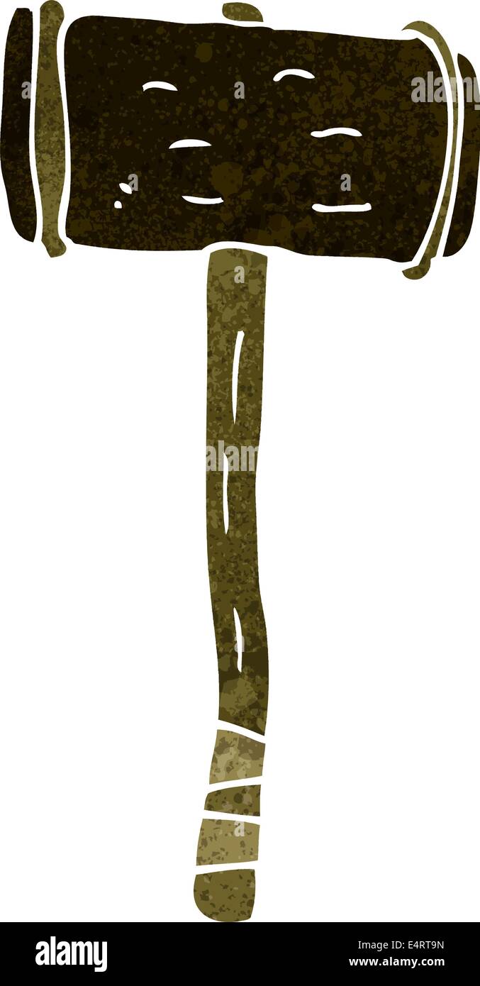 cartoon wooden hammer Stock Vector Image & Art - Alamy