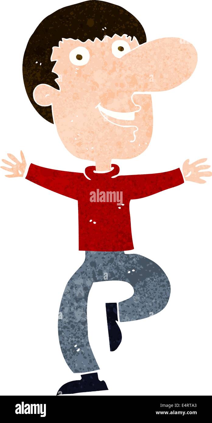 cartoon happy man Stock Vector Image & Art - Alamy