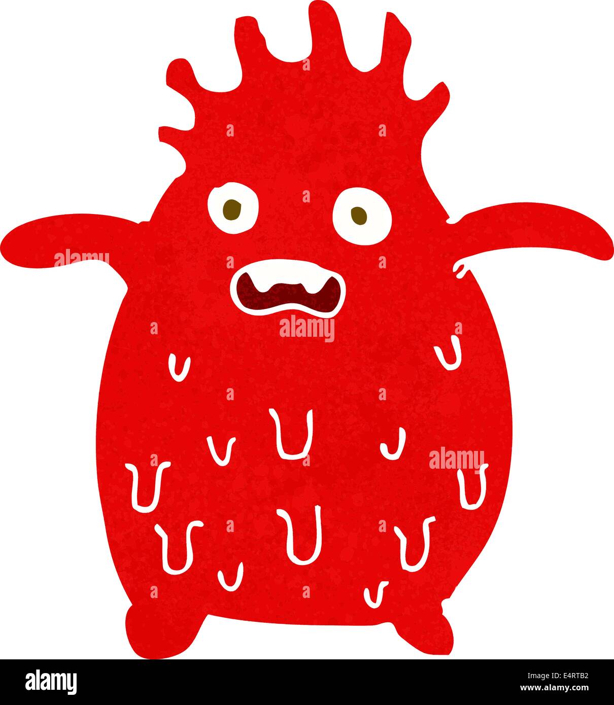 cartoon funny slime monster Stock Vector Image & Art - Alamy
