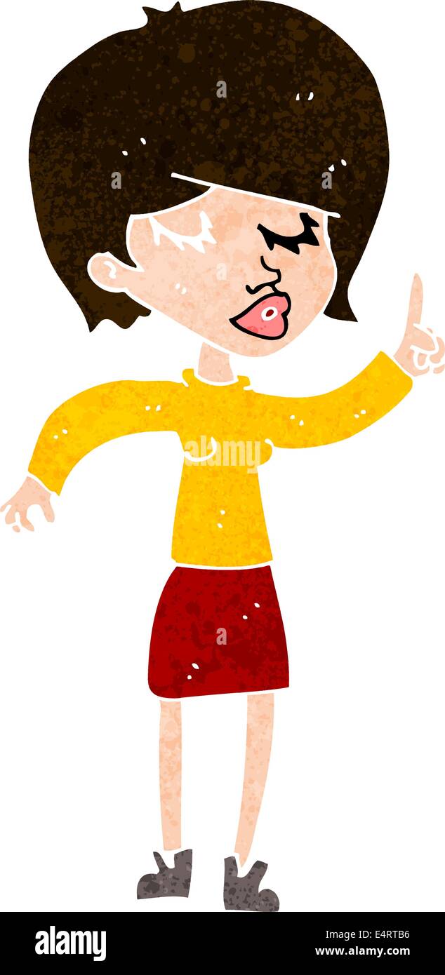 cartoon woman with idea Stock Vector Image & Art - Alamy