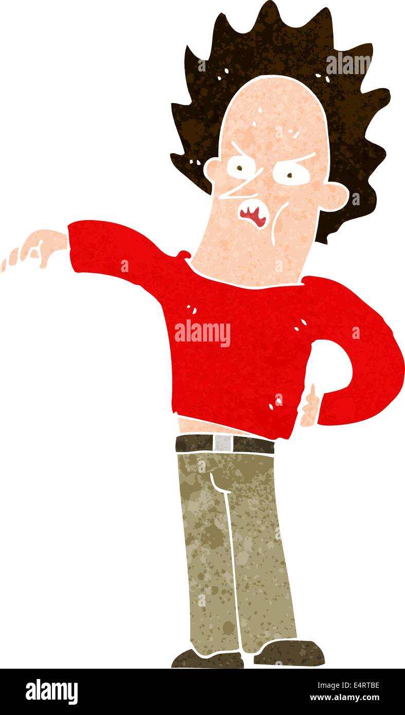 cartoon nasty boy Stock Vector Image & Art - Alamy