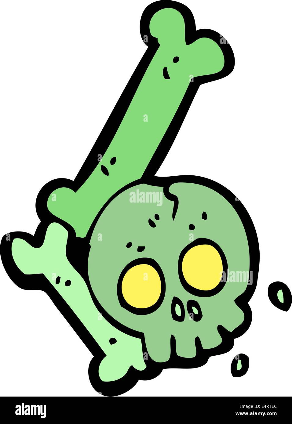 cartoon halloween bone number Stock Vector Image & Art - Alamy