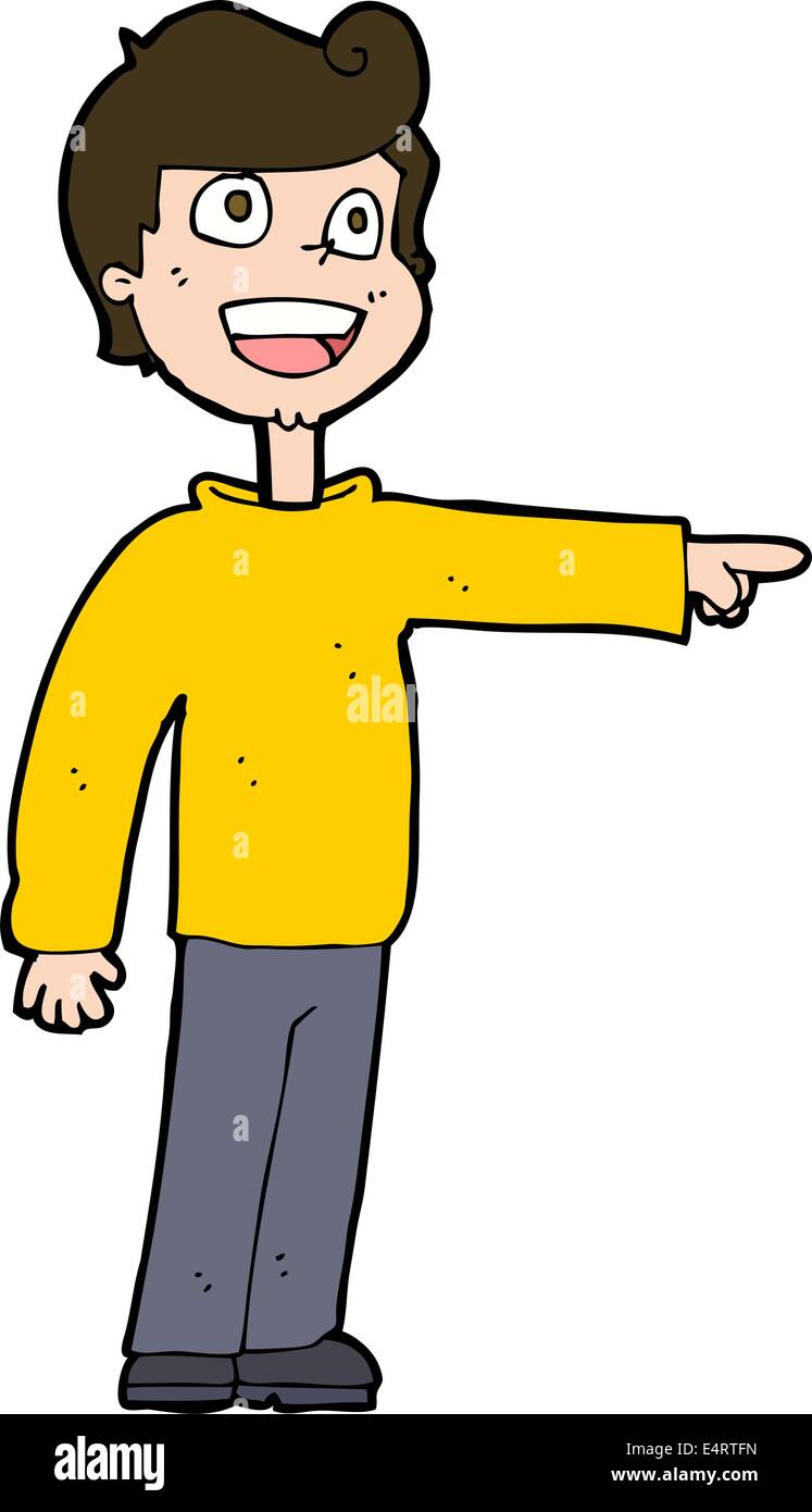 cartoon man pointing and laughing Stock Vector Image & Art - Alamy