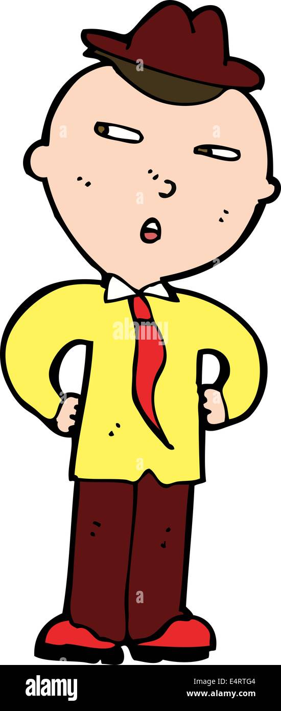 cartoon man wearing hat Stock Vector Image & Art - Alamy