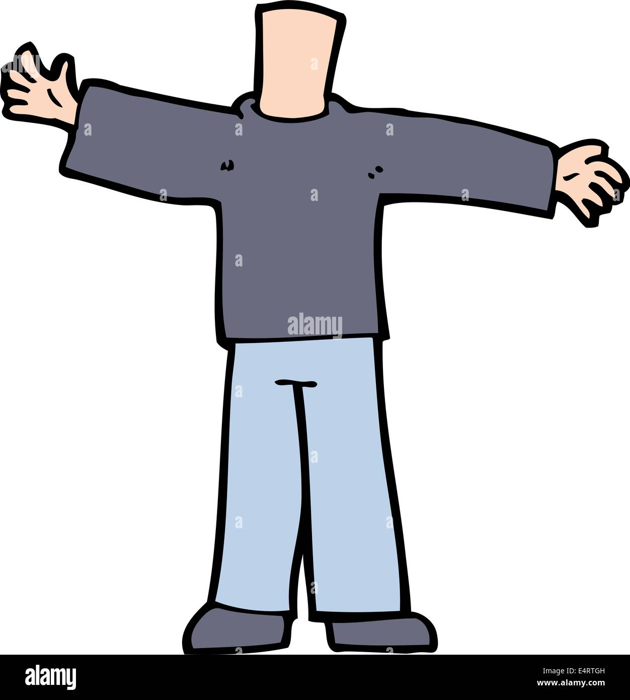 cartoon body with open arms (mix and match cartoons or add own photos ...
