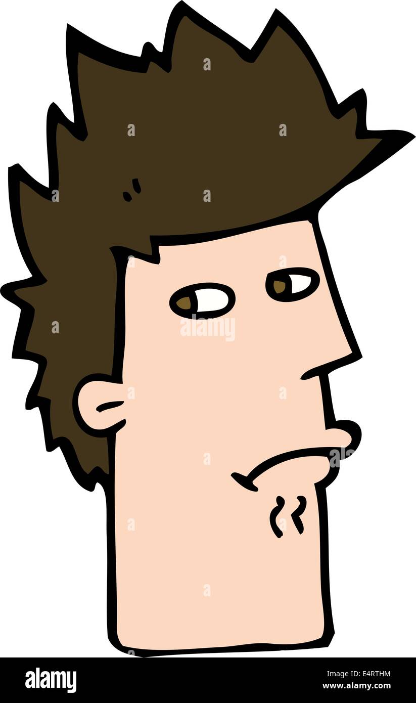 cartoon nervous expression Stock Vector Image & Art - Alamy